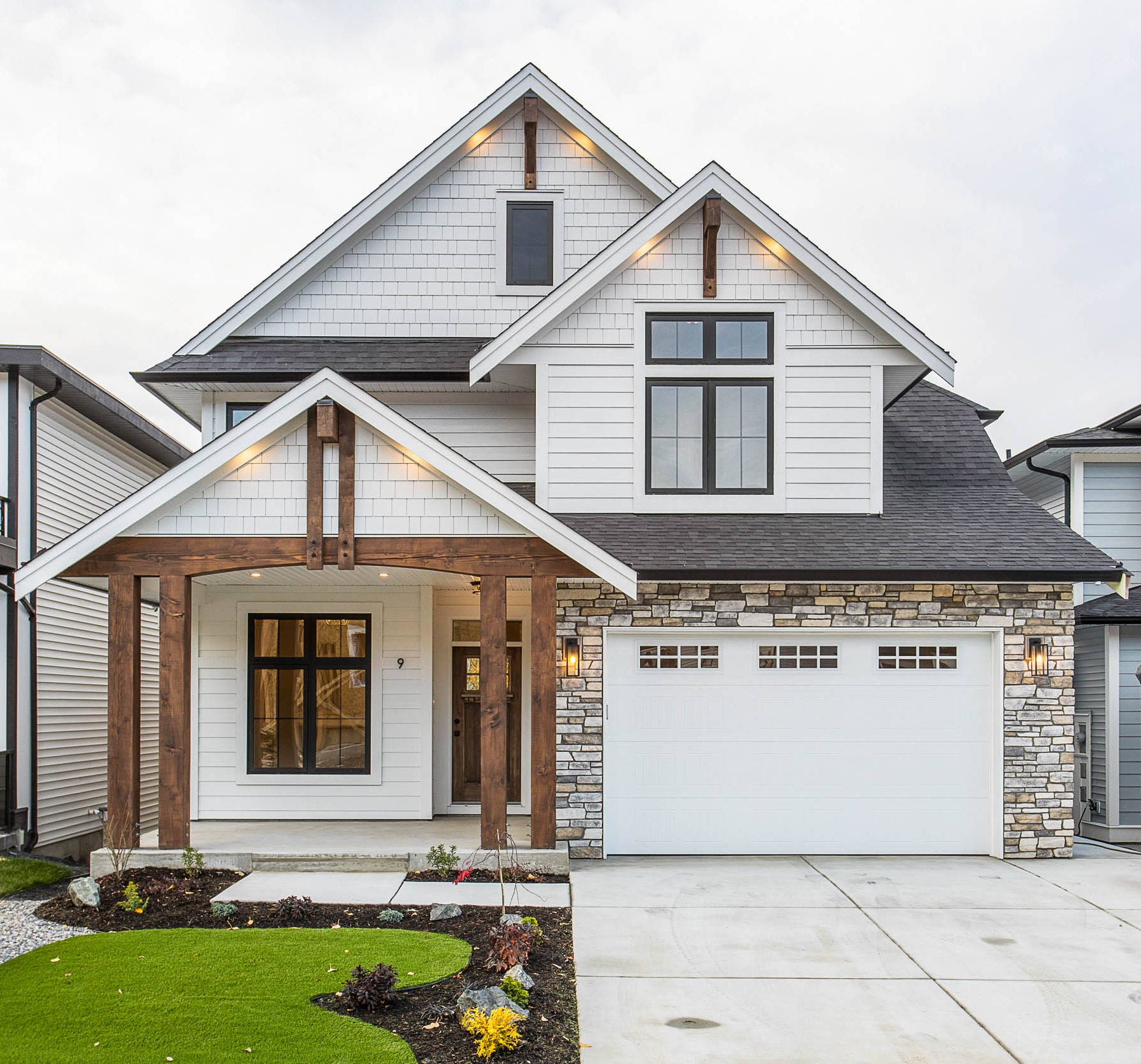 New homes in the Fraser Valley